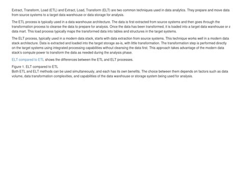 Etl And Elt White Paper—modern Data Stack With Red Hat Openshift Container Platform On Amd