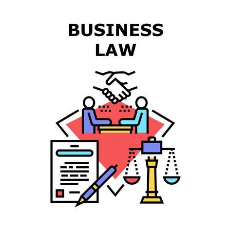 Business Law Vector Concept Color Illustration 9982321 Vector Art At