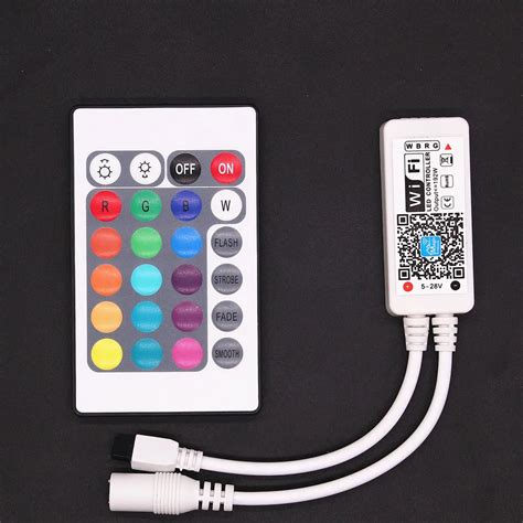 DC V WIFI RGBW LED Controller For IOS Android With IR Key Remote Control For RGBW LED