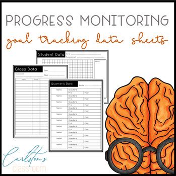 Progress Monitoring Goal Tracking Data Sheets By Carlston S Classroom
