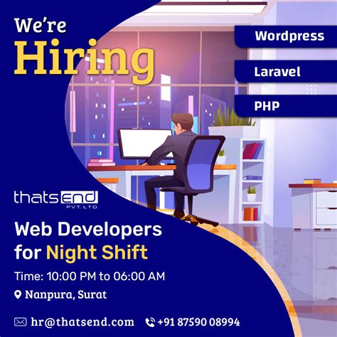 ⚫️were Hiring📣📣📣 Web Developers Thats End Pvt Ltd