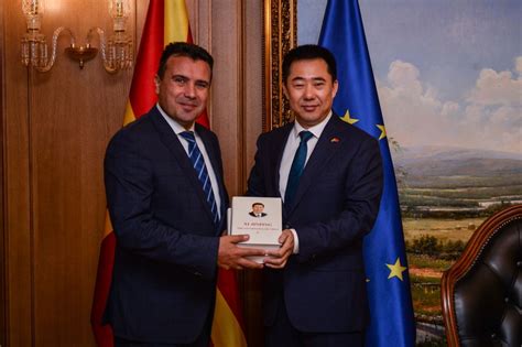 Премиерот Заев го прими новоименуваниот кинески амбасадор Џанг Ѕуо Билатералните односи се на