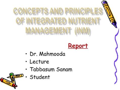 Integrated Nutrient Management Inm Pptx