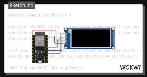 29epapertest Copy Wokwi Esp32 Stm32 Arduino Simulator