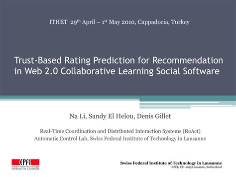 trust based rating prediction for recommendation in web 2 0