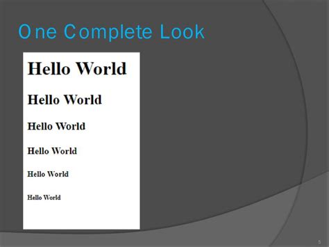 Presentation On Html Headings Powerpoint Slides Myprivatetutor Uae