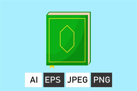 Green Al Quran With Yellow Bookmarks Graphic By Adiwarna Studio