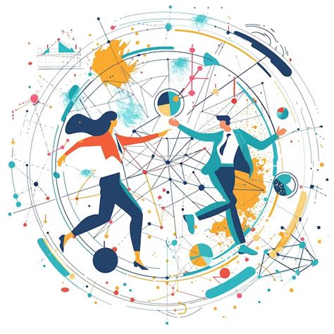 Data Analytics Vector Illustrationstock Market Premium Ai Generated Vector