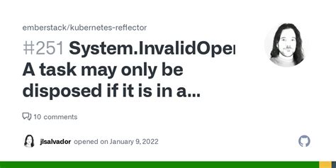 Systeminvalidoperationexception A Task May Only Be Disposed If It Is In A Completion State