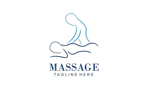 Massage Logo Royalty Free Vector Image Vectorstock