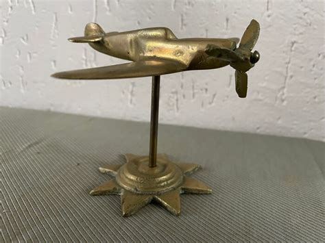 A Model Of A Spitfire Aircraft Solid Brass Catawiki