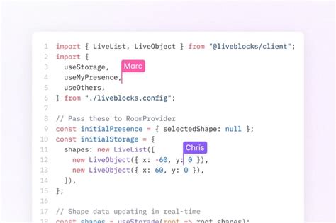 collaborative code editor liveblocks example