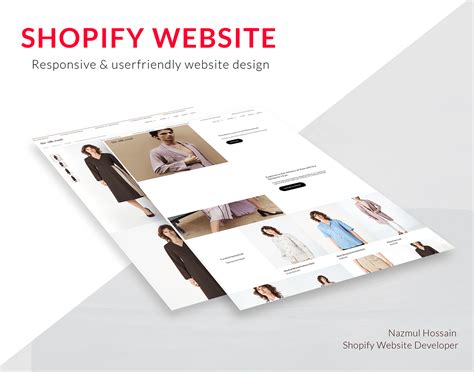 Shopify Clothing Brand Store Design Shopify Expert Behance