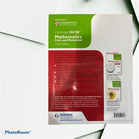 Cambridge Igcse Mathematics Core And Extended Hobbies And Toys Books