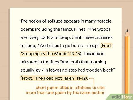 Mla Format For Writing Poems Sitedoct Org