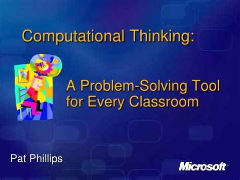 PPT Computational Thinking PowerPoint Presentation Free Download ID