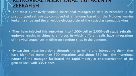 Insertional Mutagenesis Pptx