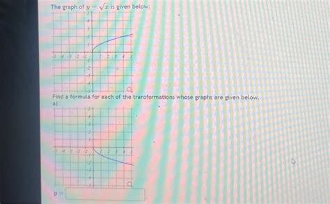 Solved The Graph Of Y X Is Given Below Find A Formula For Chegg Com