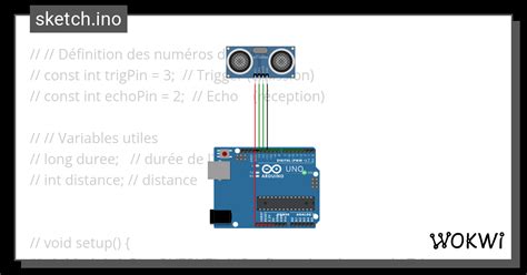 Ultrason Wokwi ESP32 STM32 Arduino Simulator