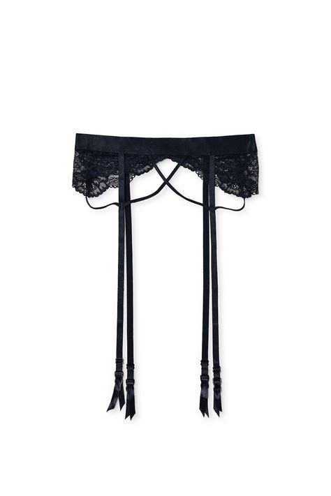 Lace Suspender Belt Black Na Kd