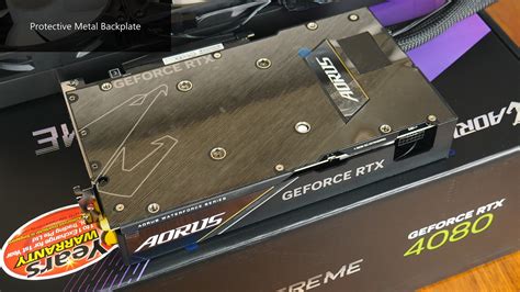 Unboxed Gigabyte Aorus Geforce Rtx 4080 16gb Xtreme Waterforce Graphics Card