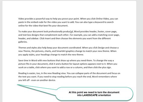 Section Breaks In Word Universal Solutions Business