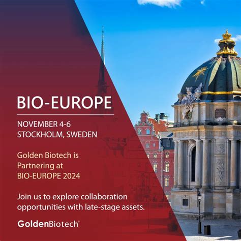 Golden Biotechnology Corp 4132 國鼎生技 On Linkedin Bioeurope2024 Bio Europe Goldenbiotech