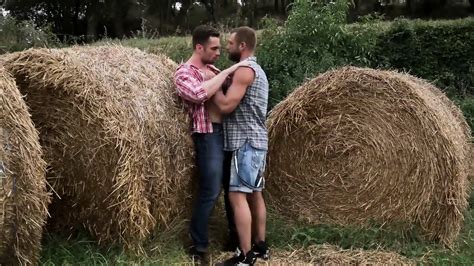 Bulrog Breeds Stas Landon Behind The Hay Bales Eporner