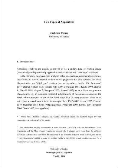 Appositive 9 Examples Benefits Pdf Tips