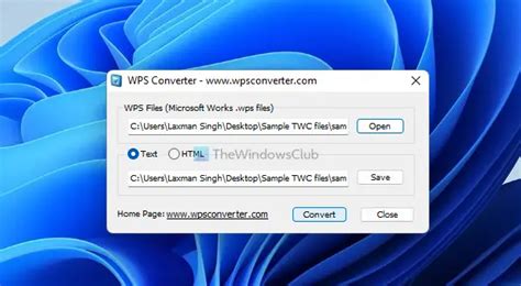 How To Open WPS Works Files On Windows 11 10
