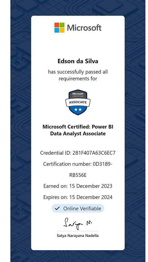 Powerbi Dataanalytics Microsoftcertified Skillvalidation Edson Da Silva