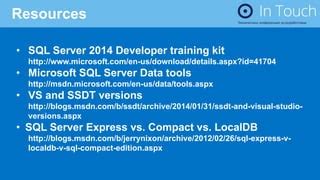 Develop Your Database With Visual Studio Ppt