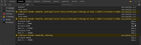 What Are These No Beacon Next In Log Messages In Chrome Developer