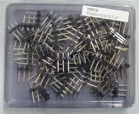 Pin PCB Header Mm Pitch Package Of Pcs PC H S