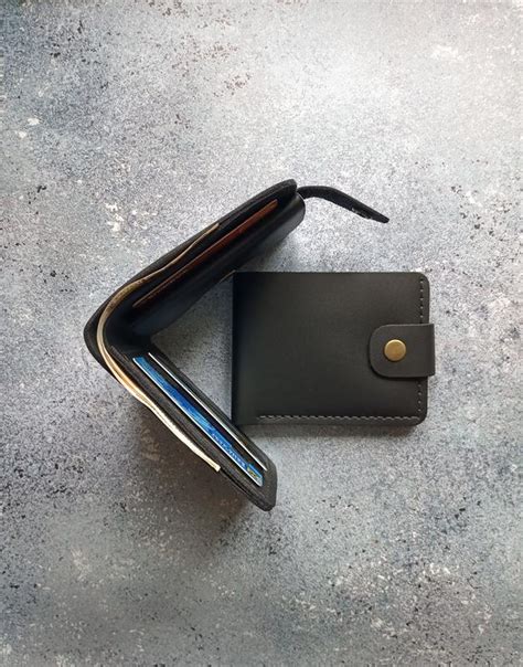 Шкіряний гаманець кошелек з кожы біфолд подарунок — цена 400 грн в каталоге Кошельки Купить