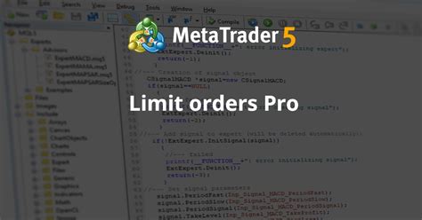 Metatrader 4 Script Limit Orders Pro 📈 Mt4 And Mt5 Downloads Robotfxorg