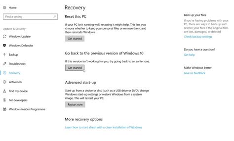 How To Rollback And Uninstall Windows 10 Fall Creators Update Betanews
