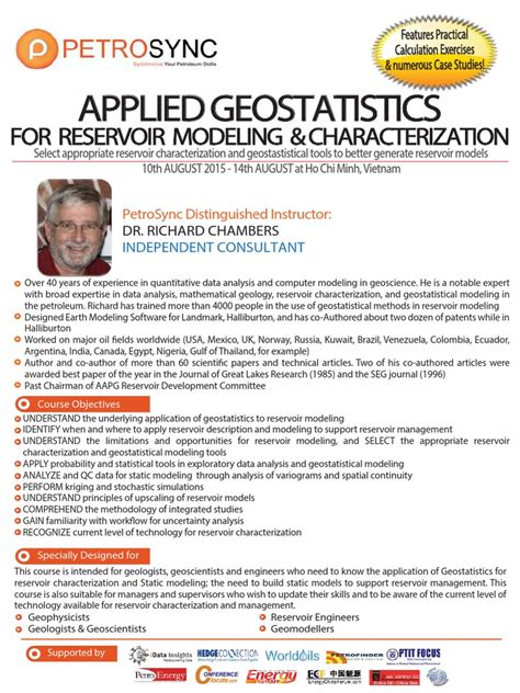 Applied Geostatistics For Reservoir Modeling And Characterization Aug 2015 Pdf Spatial