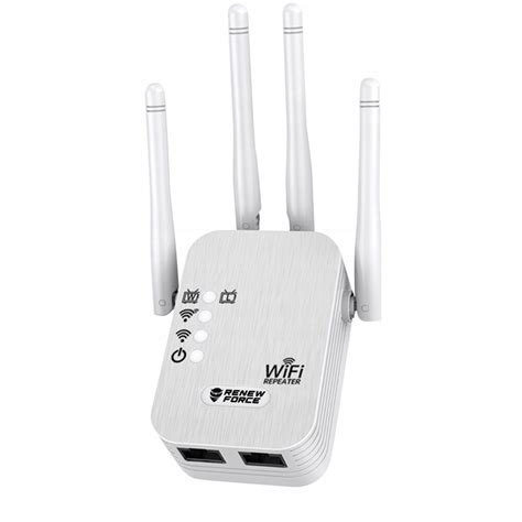 Amplificator Semnal Wireless Renew Force Range Extender Retea Wifi Transfer Pana La 1200mbps