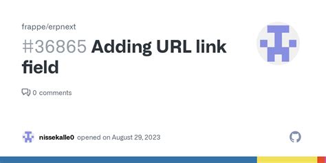 Adding Url Link Field · Issue 36865 · Frappeerpnext · Github