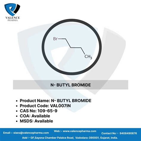 N Butyl Bromide Intermediate At ₹ 580 Kg In Vadodara Id 2851515435097