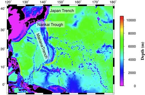 The Bathymetry In Computational Domain Download Scientific Diagram