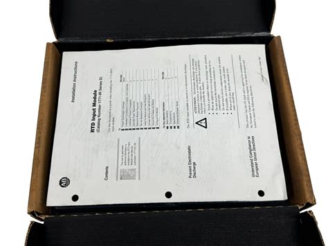 ALLEN BRADLEY IR ANALOG RTD MODULE SER D CAT REV E IR REFURBISHED SB Industrial