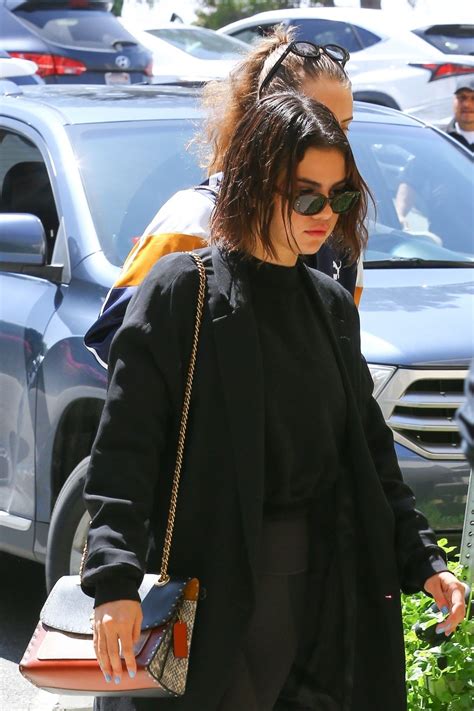 Selena Gomez Sports Wet Hair Hollywood 03292018 • Celebmafia