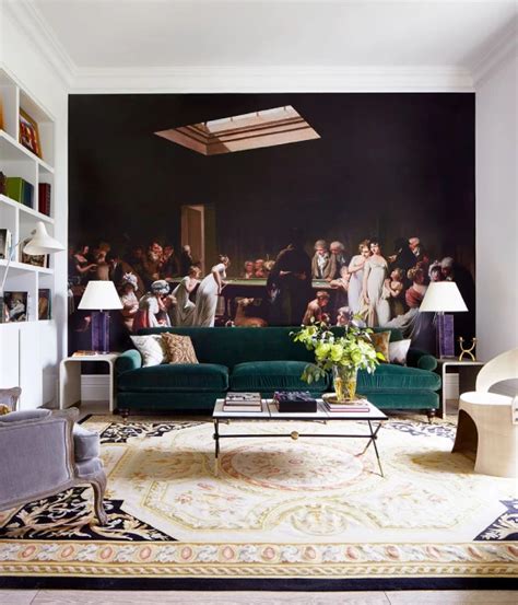 با نقاشی دیوارهای پذیرایی را تزیین کنید مجله خوگر