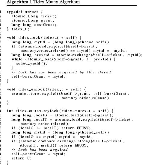 ticket lock semantic scholar
