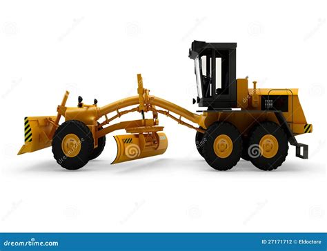Grader Machine Isolated Stock Illustration Illustration Of Heavy 27171712