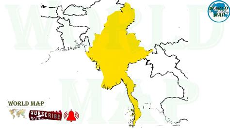 Physical Geography Of Myanmar Geography Of Burma Myanmar Map