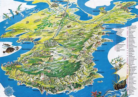 Карты Крыма