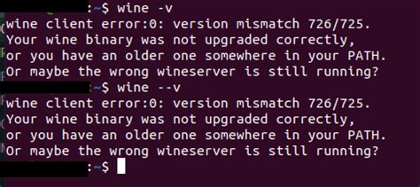 Version Mismatch How To Fix That R Winehq